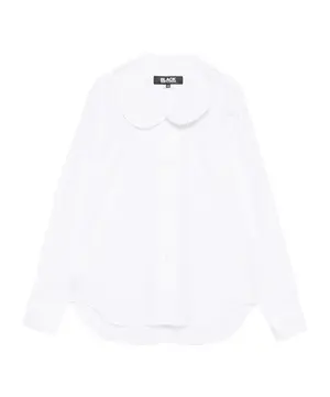 Comme Des Garçons Peter Pan Collar Shirt - White