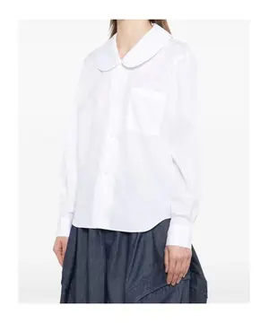 Comme Des Garçons Peter Pan Collar Shirt