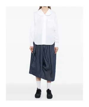 Comme Des Garçons Peter Pan Collar Shirt
