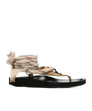 Isabel Marant Étoile Onya Flat Sandals - Black
