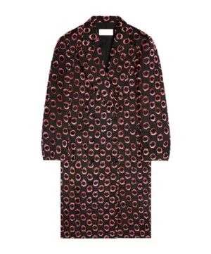 Dries Van Noten Double-breasted Patterned Coat
