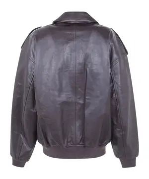 THE FRANKIE SHOP Viper Leather Jacket