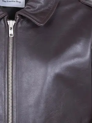 THE FRANKIE SHOP Viper Leather Jacket