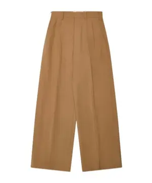 Junya Watanabe Pleated Wide-leg Trousers - Brown