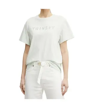 TWINSET Logo-embellishment T-shirt
