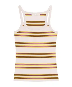 Zadig&Voltaire Striped Ribbed Tank Top