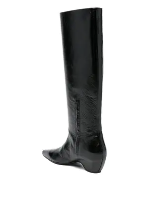 Khaite 30mm Sybil Leather Knee-high Boots