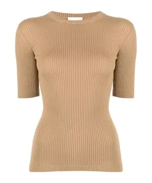 Khaite The Ange Rib-knit Top