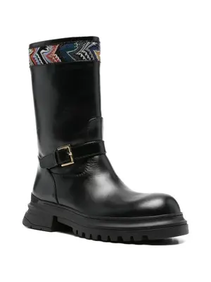 Missoni Buckle Trim Boots