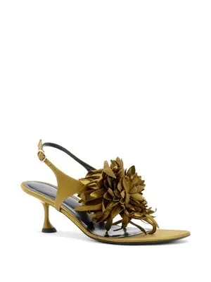 Proenza Schouler Tee Floral-appliqué Sandals