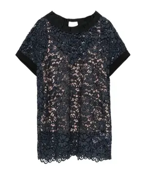 P.a.r.o.s.h Corded-lace T-shirt