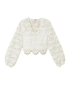 TWINSET Macramé-woven Blouse
