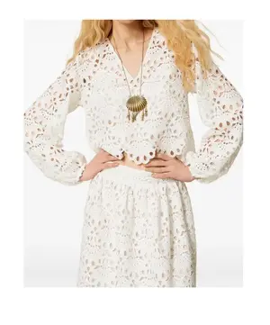 TWINSET Macramé-woven Blouse