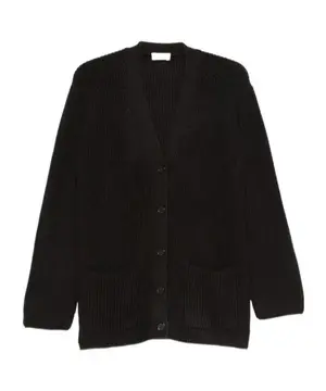 P.a.r.o.s.h Buttoned Patch-pocket Cardigan - Black