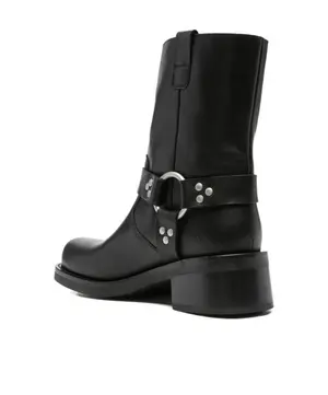 P.a.r.o.s.h Buckle-strap Leather Boots