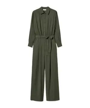 TWINSET Stud-embellished Twill Jumpsuit - Black