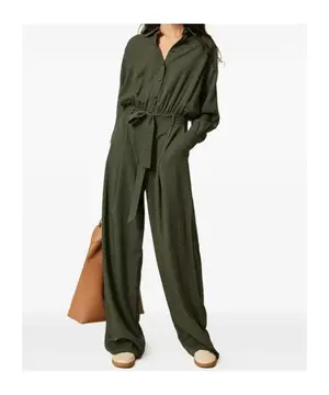 TWINSET Stud-embellished Twill Jumpsuit