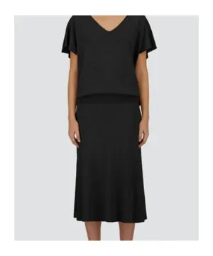 Herno Ribbed Midi Skirt