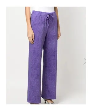 P.a.r.o.s.h Cotton-blend Mesh-design Trousers