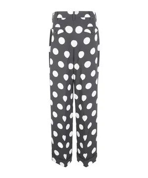 Junya Watanabe Polka-dot Pleated Trousers