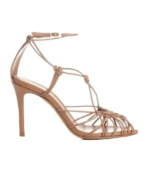 FORTE_FORTE Open-toe Buckled Sandals - Nude