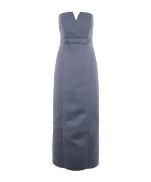 P.a.r.o.s.h Belted Strapless Maxi Dress