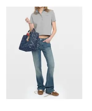Zadig&Voltaire Embroidered Wings Polo Top