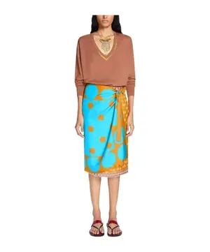 Dries Van Noten Embellished V-neck Knitwear
