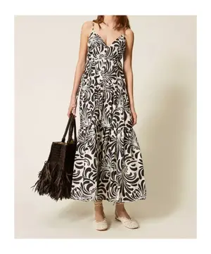 TWINSET Printed Maxi Dress
