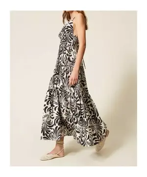 TWINSET Printed Maxi Dress