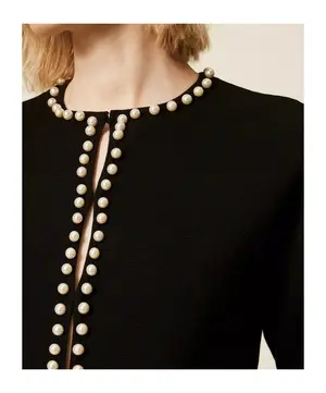 TWINSET Pearl-embellished Cardigan