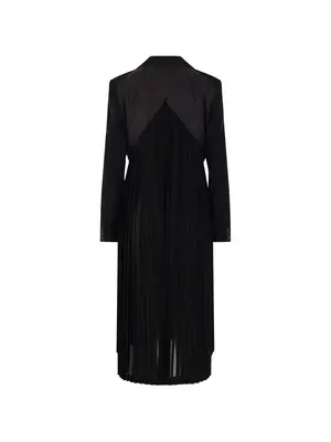 Comme Des Garçons Pleated Button Dress