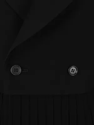 Comme Des Garçons Pleated Button Dress