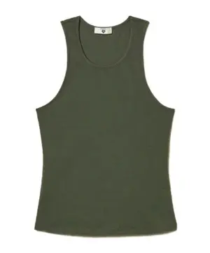 TWINSET Ribbed Jersey Tank Top