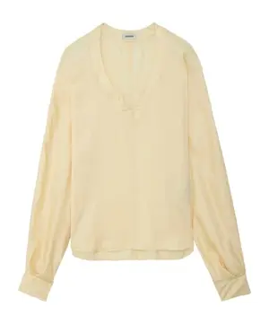 Zadig&Voltaire Tonastir Satin-finish Blouse - Shea