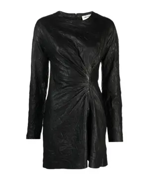 Zadig&Voltaire Rixina Gathered Leather Minidress