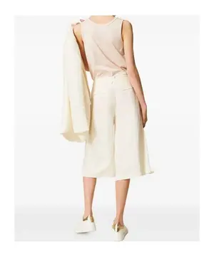 TWINSET Pleated Bermuda Shorts