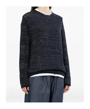 Comme Des Garçons Speckled Long-sleeve Jumper