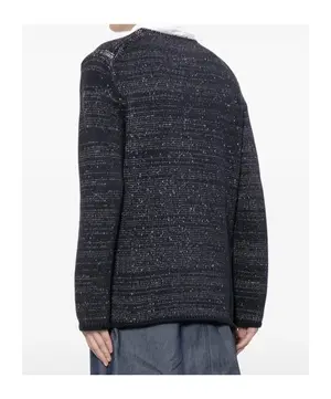 Comme Des Garçons Speckled Long-sleeve Jumper