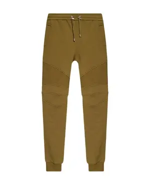 Balmain Flocked-logo Drawstring Track Pants