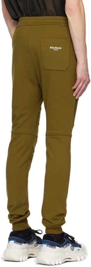 Balmain Flocked-logo Drawstring Track Pants