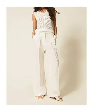 TWINSET High-rise Palazzo Pants