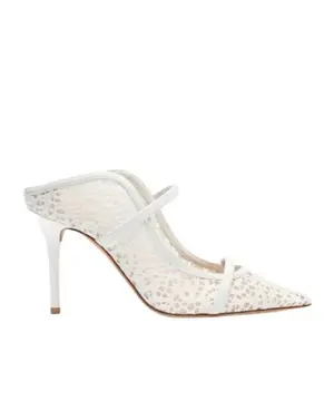 MALONE SOULIERS Maureen Broderie Mesh Mules