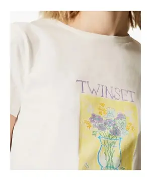 TWINSET Floral Print T-shirt