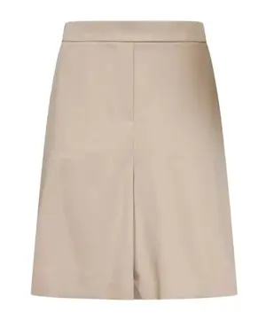 P.a.r.o.s.h Pleated Tailored Shorts - Nude
