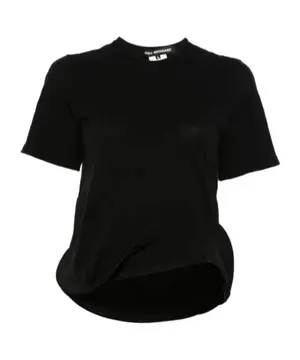 Junya Watanabe Structured-hem T-shirt - Black