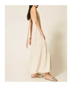 TWINSET Halterneck Tie Dress
