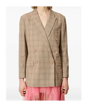 TWINSET Checked Blazer