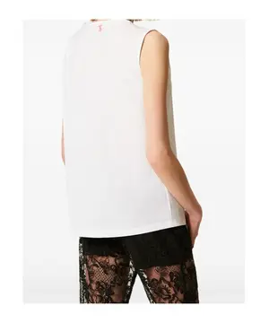 TWINSET Floral-embroidered Tank Top