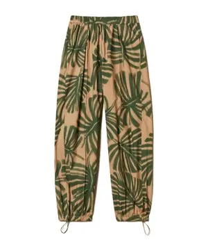TWINSET Printed Joggers - Green